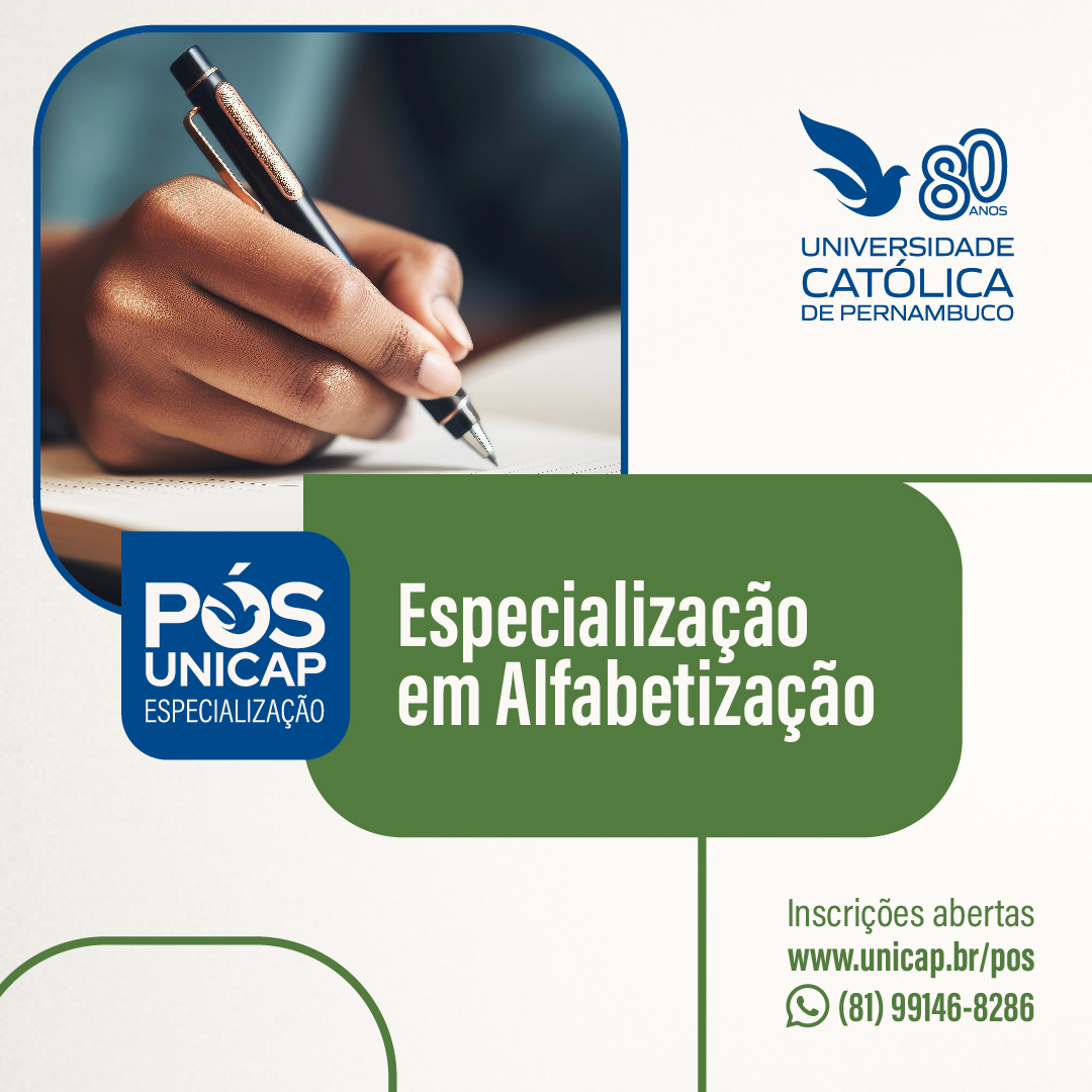 Alfabetização - Unicap - Universidade Católica de Pernambuco