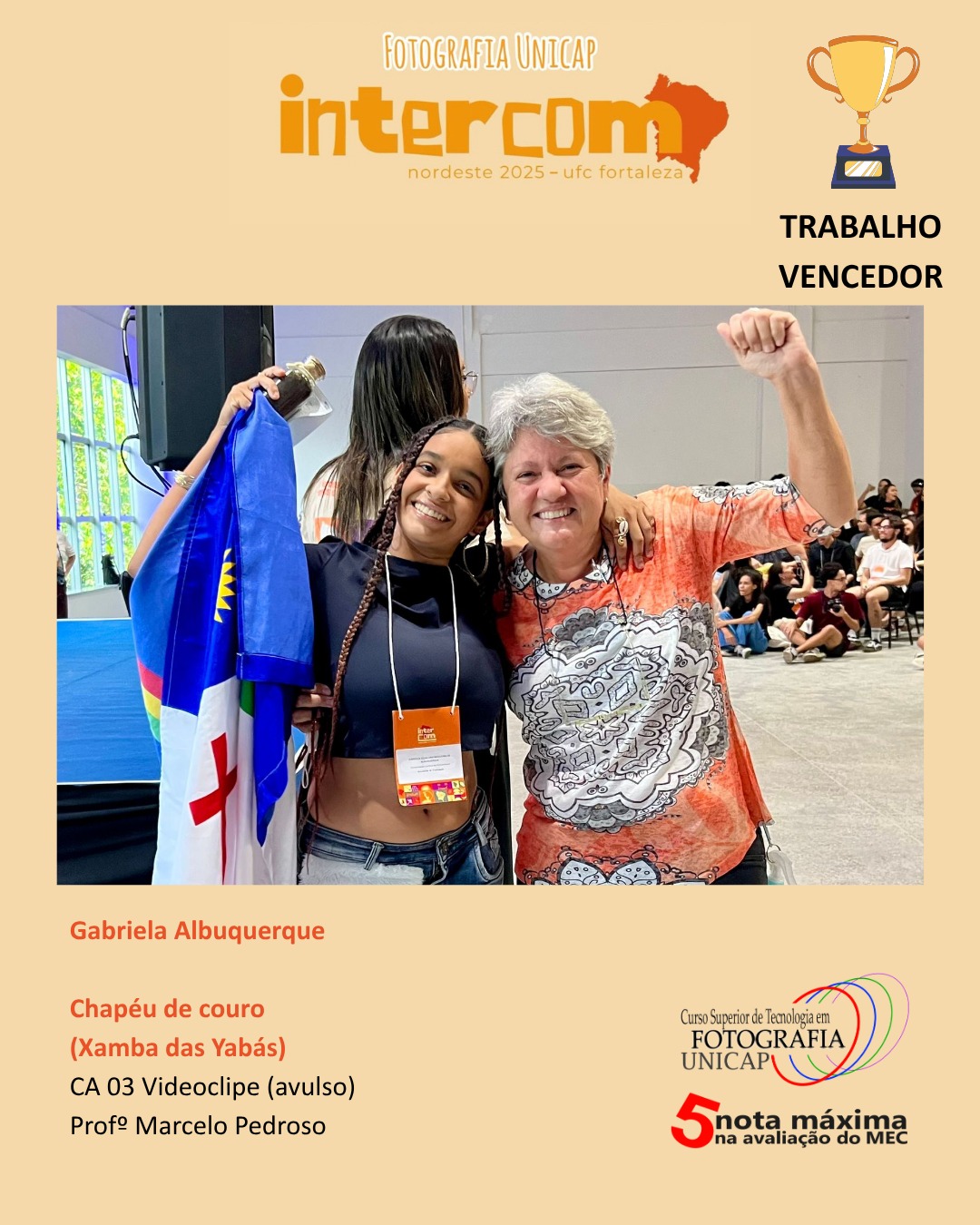 Vencedores do Intercom 2025 - Unicap - Universidade Católica de Pernambuco